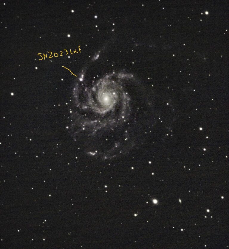 Super Nova 2023 in M101 - Sky & Telescope - Sky & Telescope