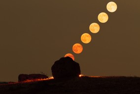 Super Moon over the Anaktoron - Sky & Telescope - Sky & Telescope