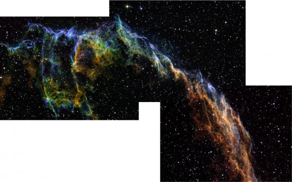 Narrowband mosaic of NGC6995 - Sky & Telescope