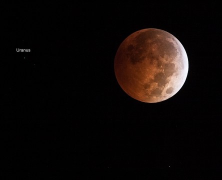 Eclipse with Uranus - Sky & Telescope