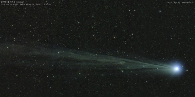 Comet Lovejoy mosaic - Sky & Telescope