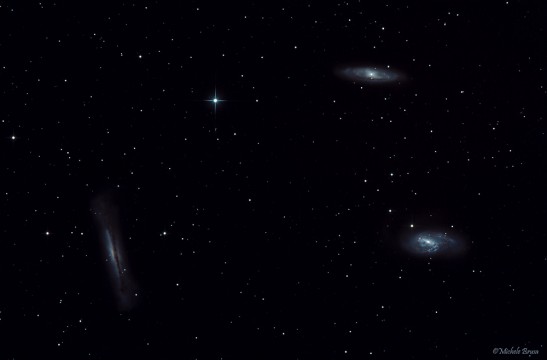 Leo Triplet, M65-M66-Ngc3628 - Sky & Telescope