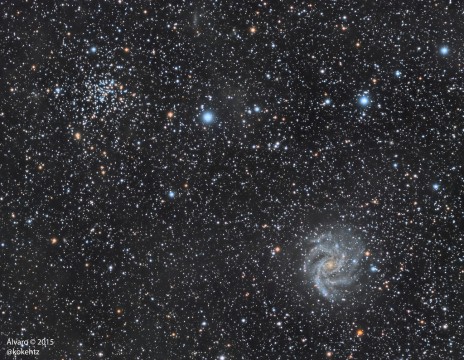 NGC6940 and NGC6939 Widefield - Sky & Telescope
