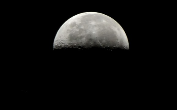 Half Moon From A Clear Sky - Sky & Telescope