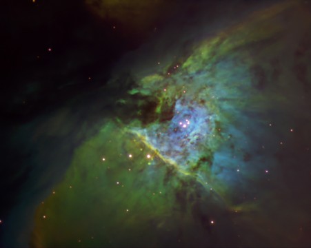 M42, a SII,Ha,OIII=RGB color picture - Sky & Telescope