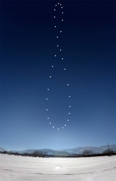 Solar Analemma 2015 - Sky & Telescope
