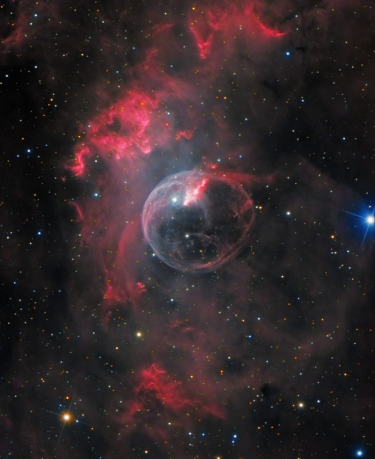 The Bubble Nebula 2014->2016, Morten la Cour/Niels V. Christensen - Sky ...