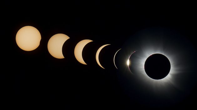 Total Eclipse Progression - Sky & Telescope - Sky & Telescope