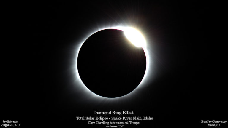 Diamond Ring effect visible during the 2017 Total Solar Eclipse - Sky & Telescope - Sky & Telescope