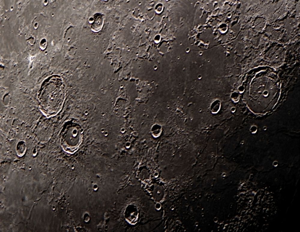 Northern Lunar Craters Posidonius, Atlas and Hercules - Sky & Telescope ...
