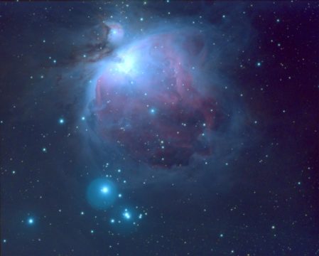 A Cosmic Rose Blooms on a Frigid Winter Night - Sky & Telescope - Sky ...