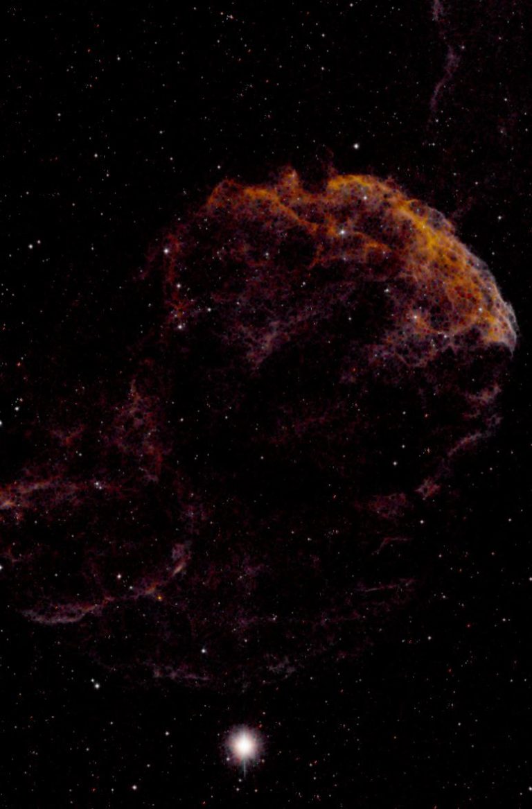 IC 443, Sharpless 248, Jellyfish Nebula, Hubble Palette - Sky ...