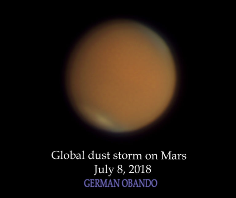 Mars under Global Dust Storm - Sky & Telescope - Sky & Telescope
