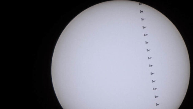 ISS Transit of the Sun - Sky & Telescope - Sky & Telescope