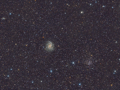 NGC6946 & NGC6939 - Sky & Telescope - Sky & Telescope