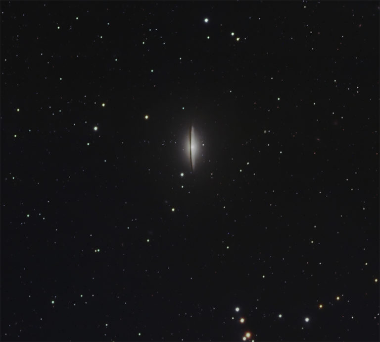The Sombrero Galaxy (also known as Messier Object 104, M104 or NGC 4594 ...