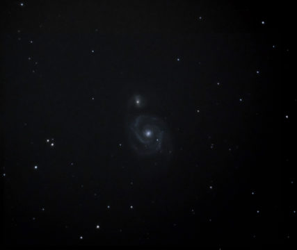 Whirlpool Galaxy, M51, NGC 5194, NGC 5195 - Sky & Telescope - Sky ...