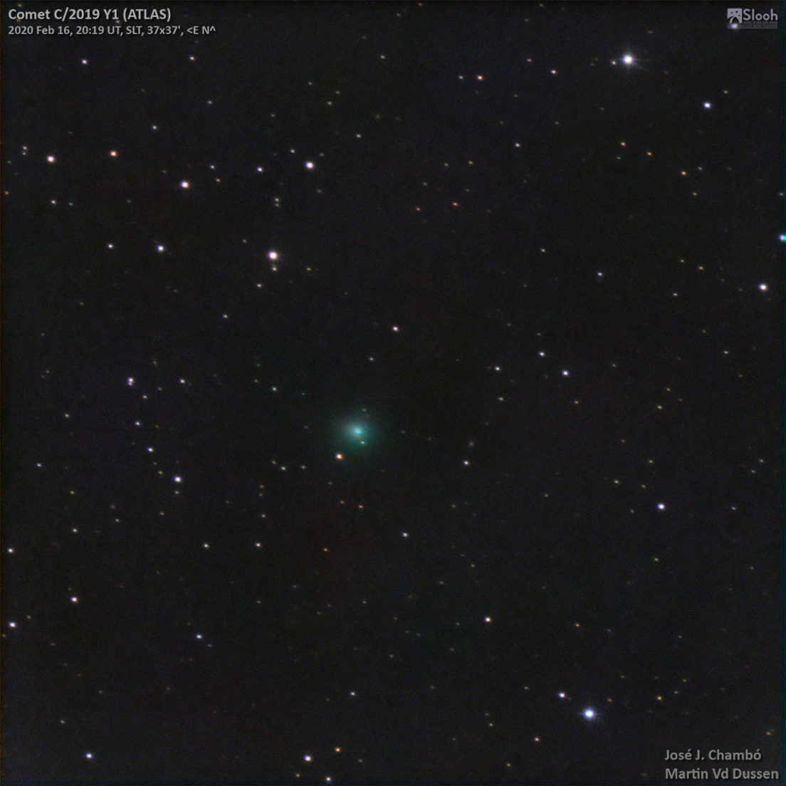 Comet C/2019 Y1 ATLAS (Feb.16,2020) - Sky & Telescope - Sky & Telescope