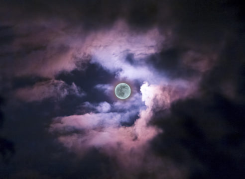 Super Moon color image - Sky & Telescope - Sky & Telescope