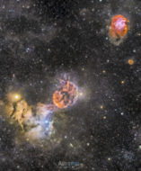 NGC2174, IC443 & M35 HDR - Sky & Telescope - Sky & Telescope