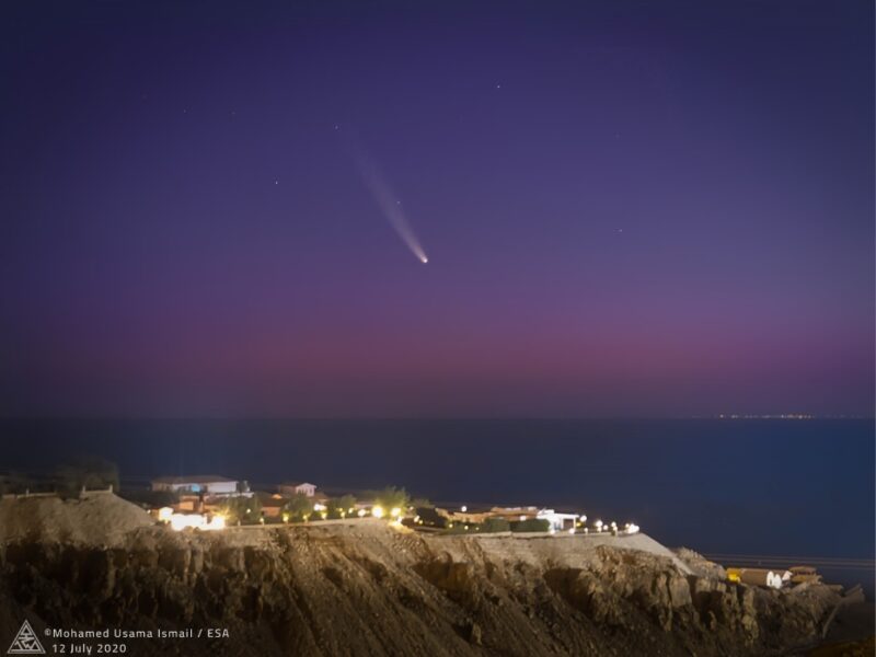 Comet Neowise from the Red sea in Egypt - Sky & Telescope - Sky & Telescope