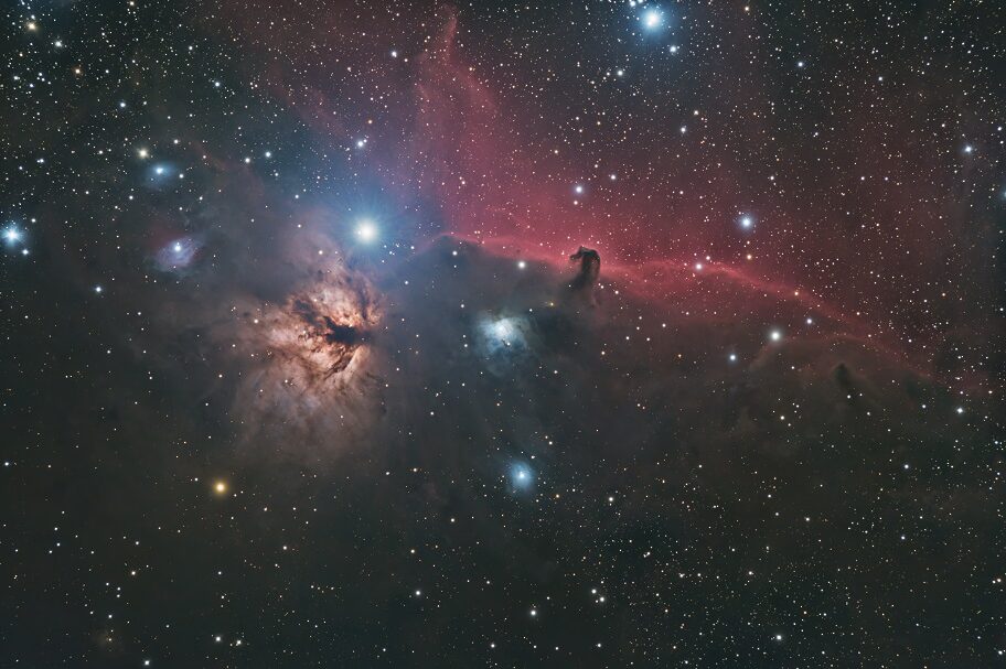 Early Winter color shot of the Horsehead Nebula - NGC 2023 LBN 954 - Sky & Telescope - Sky ...