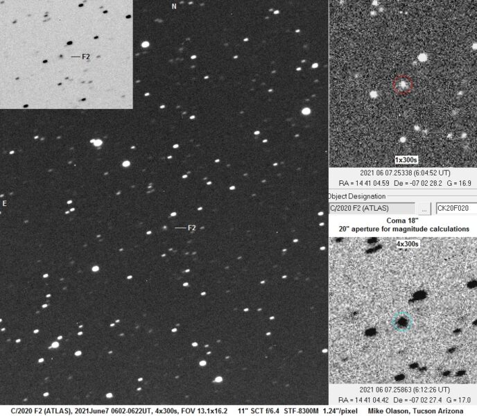 Comet C/2020 F2 (ATLAS) - Sky & Telescope - Sky & Telescope
