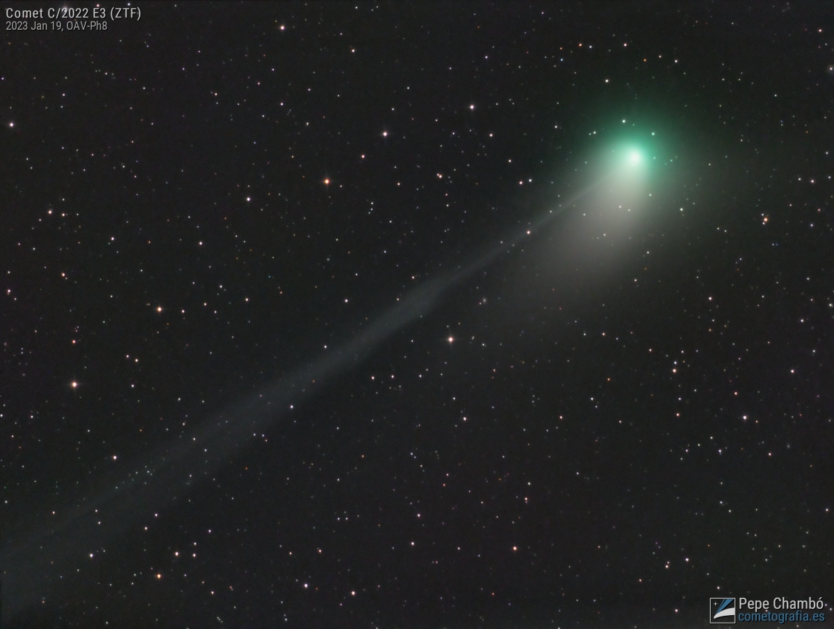 Comet C/2022 E3 (ZTF) 2023,Jan.19 - Sky & Telescope - Sky & Telescope