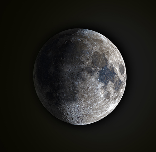 MOON IN FALSE COLOR (MINERAL MOON) - Sky & Telescope - Sky & Telescope