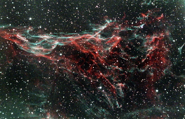 Fleming’s Triangle in Cygnus Loop (Veil Nebula) - Sky & Telescope - Sky ...