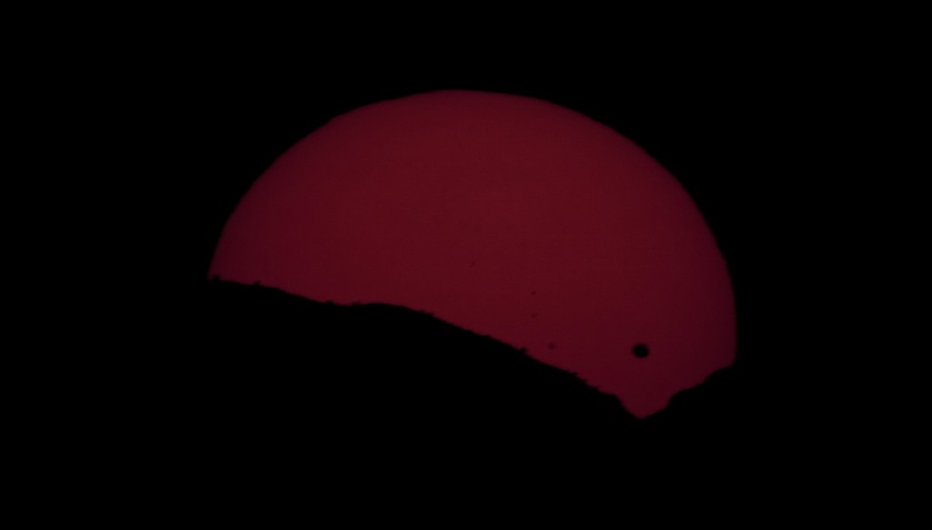 Transit of Venus at Sunset | Sid Leach - Sky & Telescope - Sky & Telescope