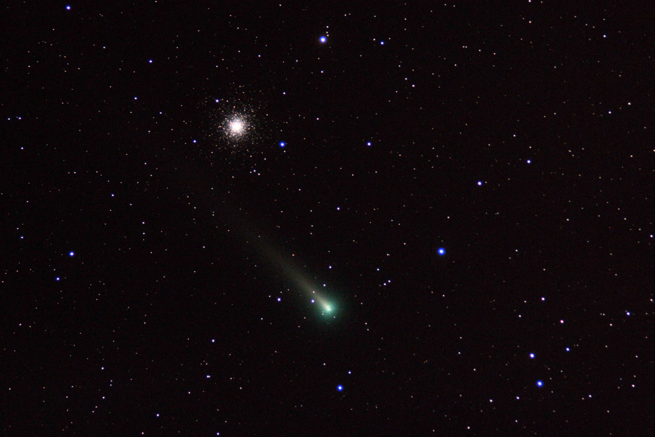Comet Leonard and Messier 3 - Sky & Telescope - Sky & Telescope