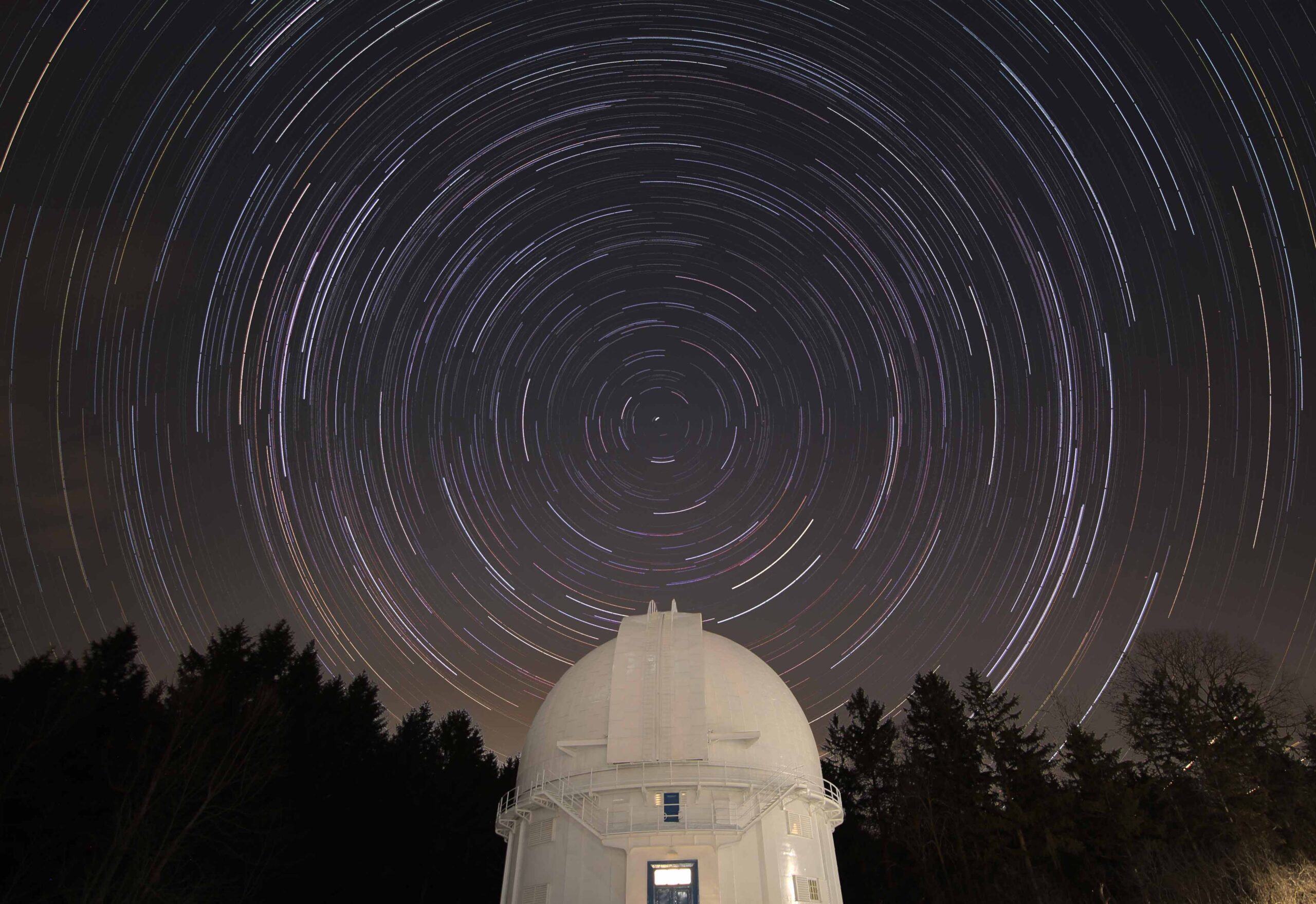 Star Trails at the David Dunlap Observatory - Sky & Telescope - Sky ...