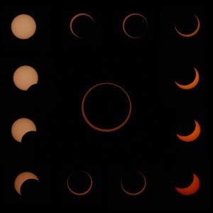 Annular Eclipse Collage | Brent Abbatantuono - Sky & Telescope - Sky ...