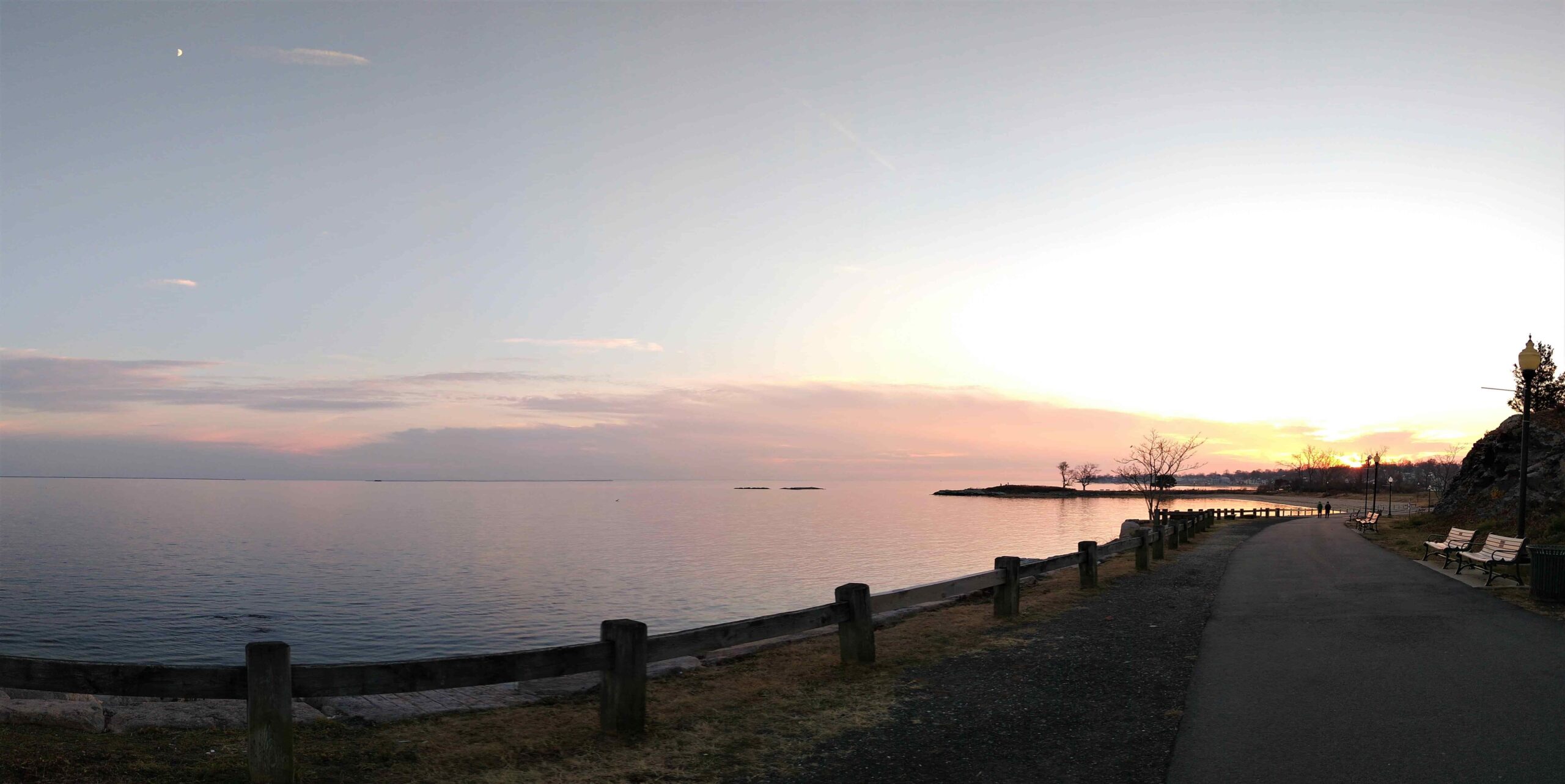 First Quarter Moon at Sunset - Sky & Telescope - Sky & Telescope