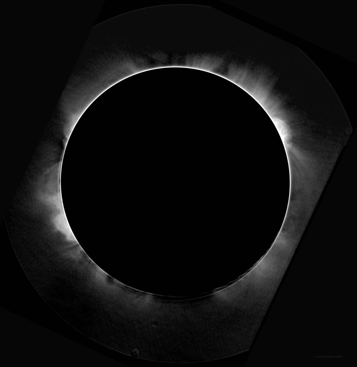 Solar corona from homemade coronagraph - Sky & Telescope - Sky & Telescope
