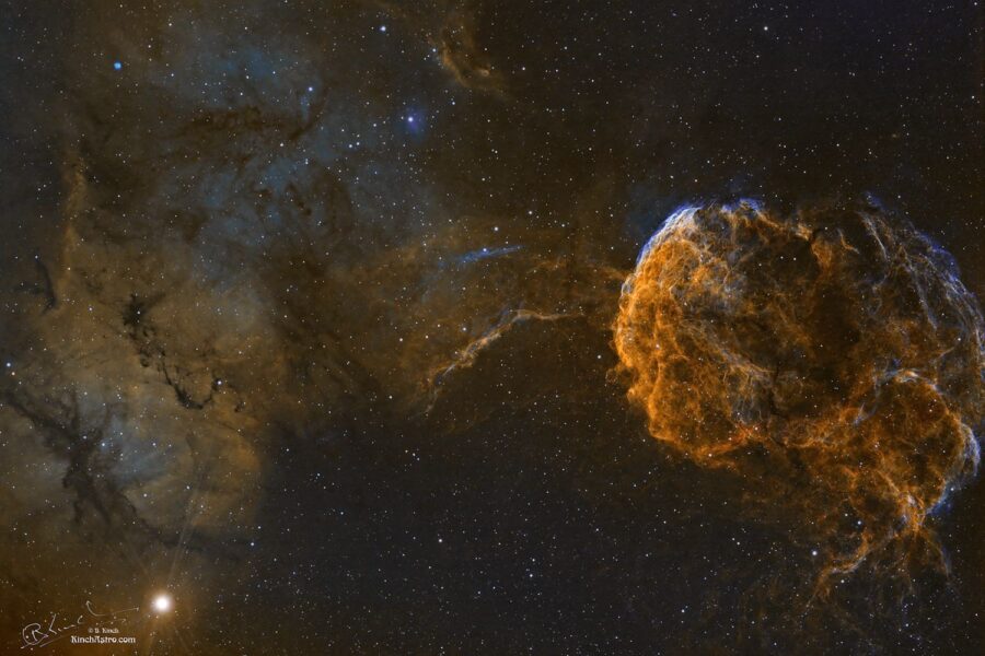 IC 443 (Jellyfish Nebula) - Sky & Telescope - Sky & Telescope