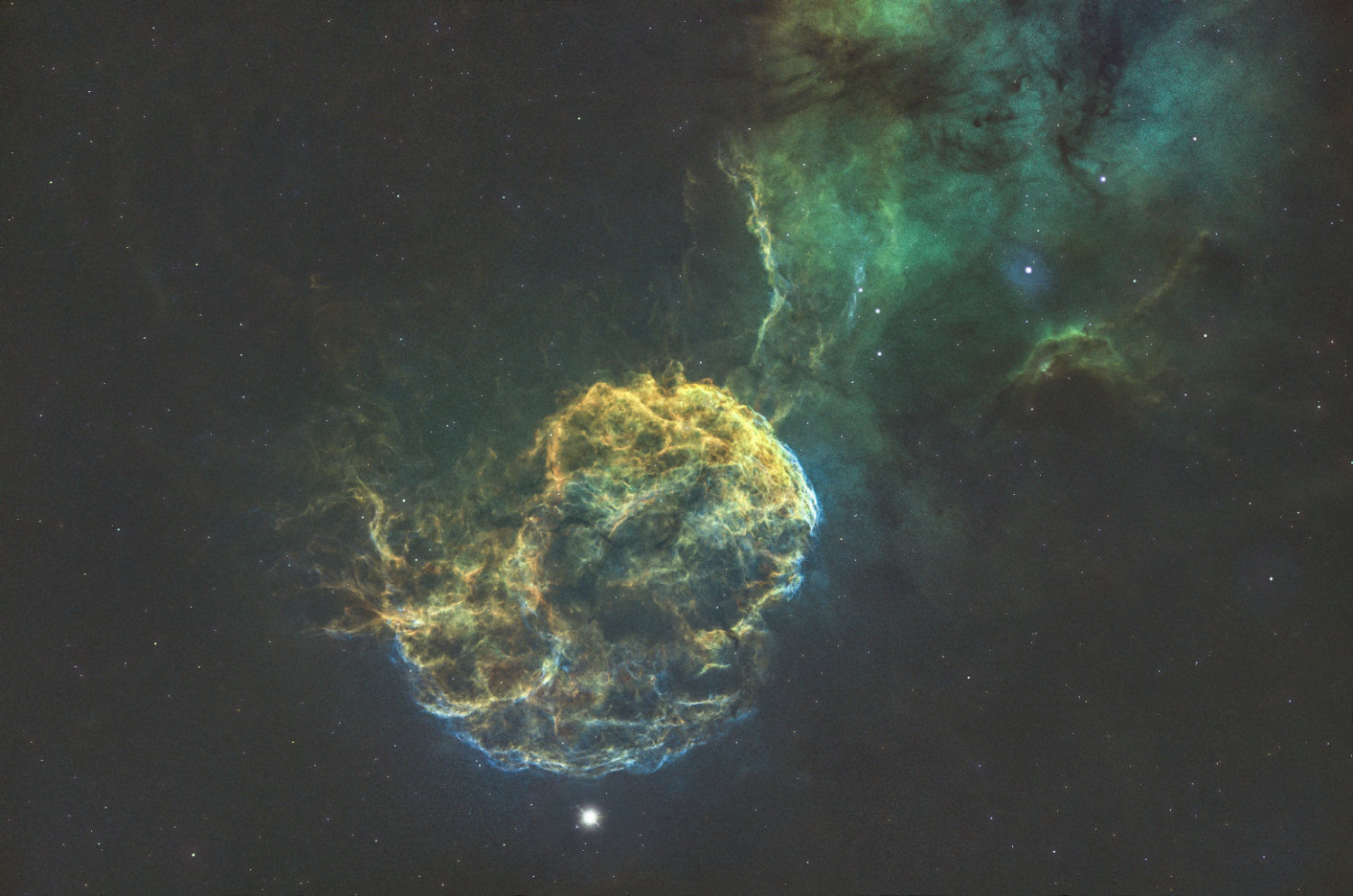 Jellyfish Nebula (IC443) - Sky & Telescope - Sky & Telescope