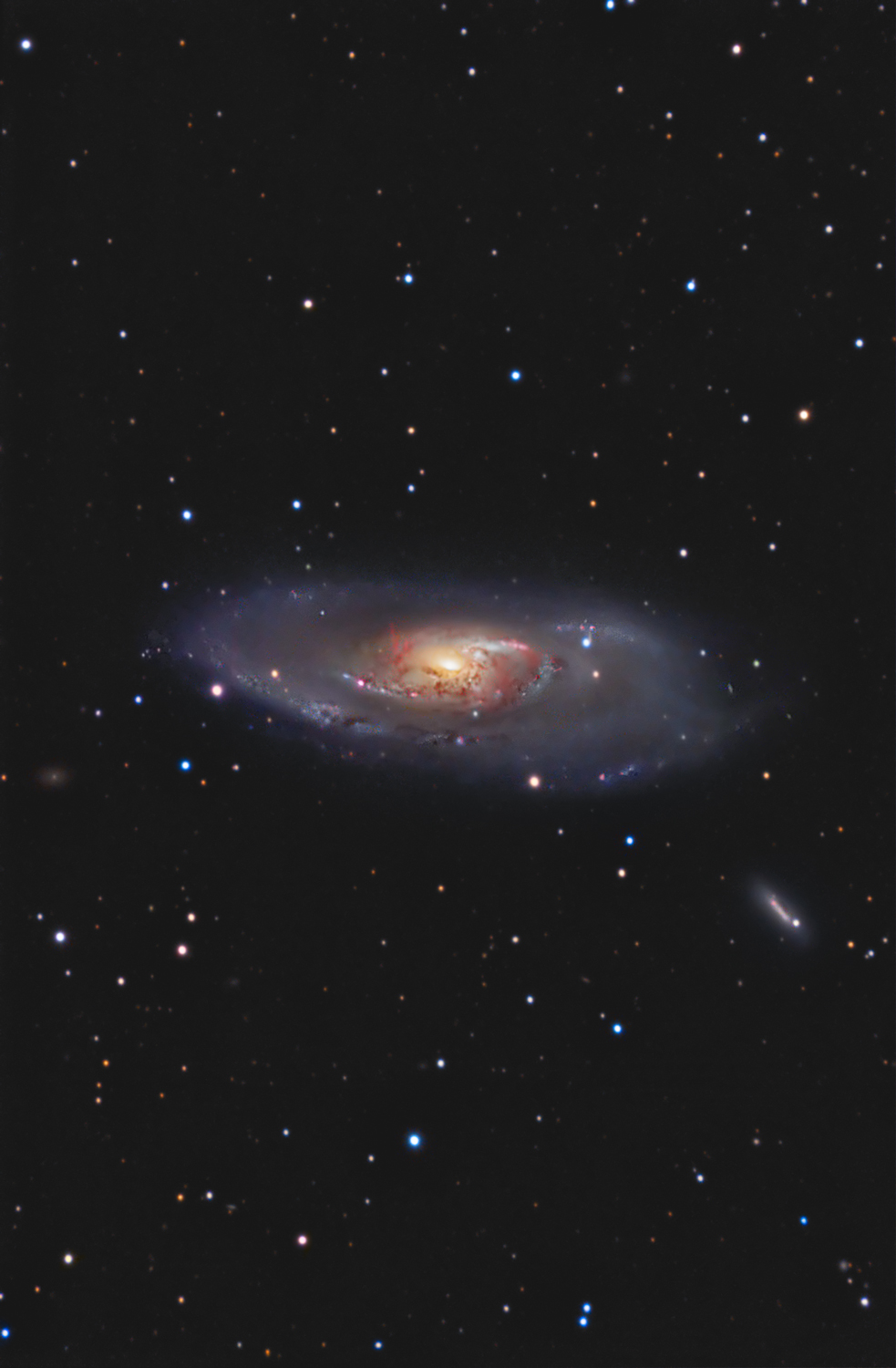 Messier 106 in Canes Venatici - Sky & Telescope - Sky & Telescope