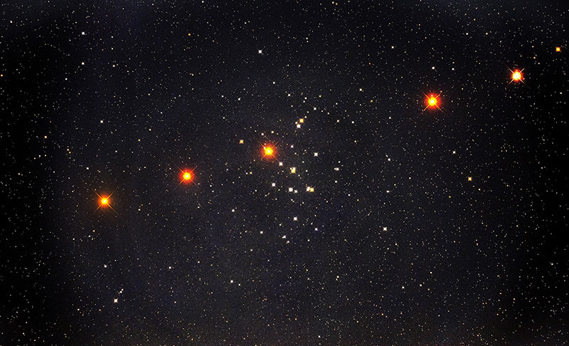 M44 and Mars - Sky & Telescope - Sky & Telescope