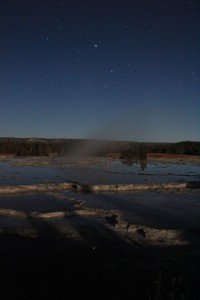 Mars image in geyser pool | John Dvorak - Sky & Telescope - Sky & Telescope