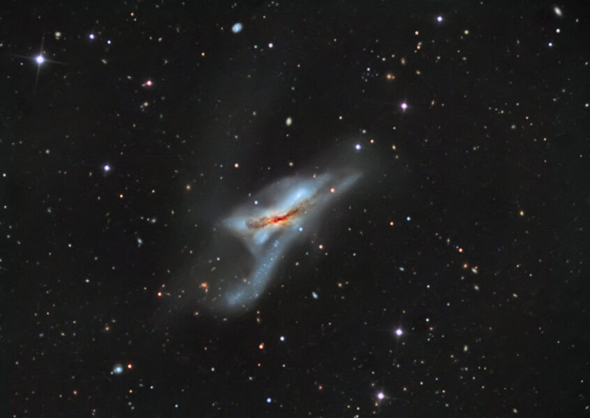 Colliding Galaxies (NGC520) - Sky & Telescope - Sky & Telescope