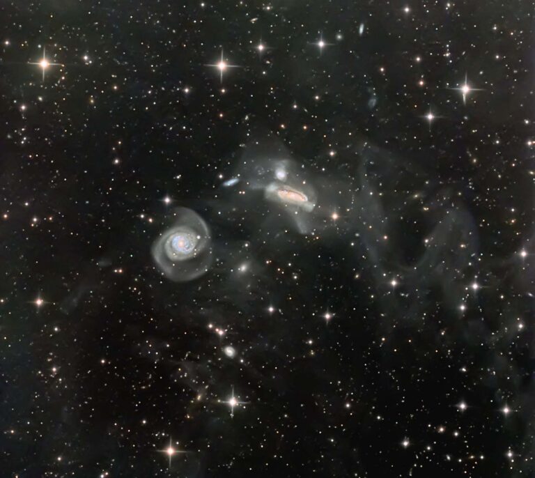 A Trio of Interacting Galaxies in Pegasus - Sky & Telescope - Sky ...