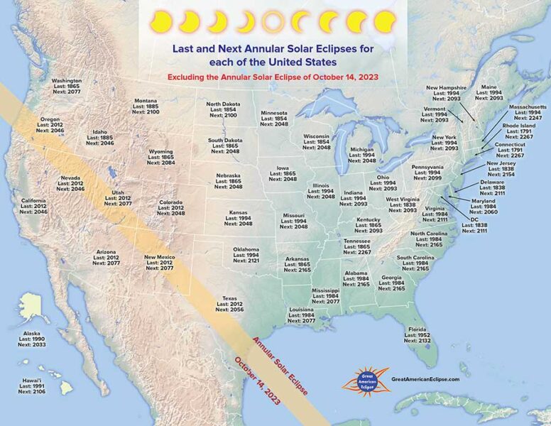Where to See the Two Great North American Eclipses - Sky & Telescope ...