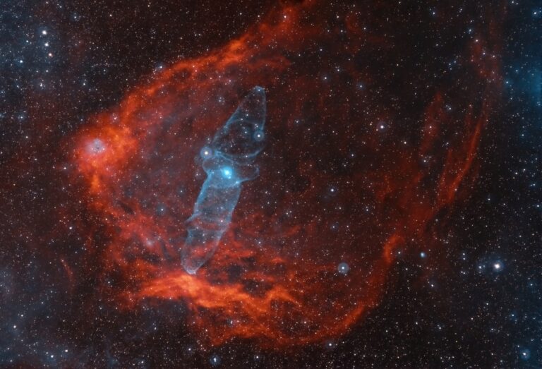 The Flying Bat and Squid Nebula, SH2-129 and Ou4 - Sky & Telescope - Sky & Telescope