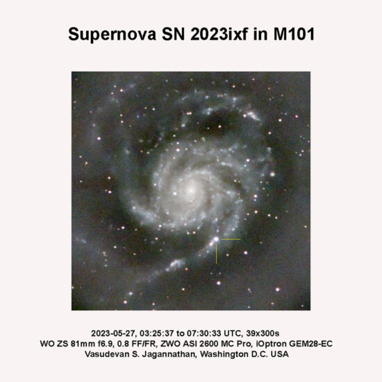 Supernova SN 2023ixf in M101 - Sky & Telescope - Sky & Telescope