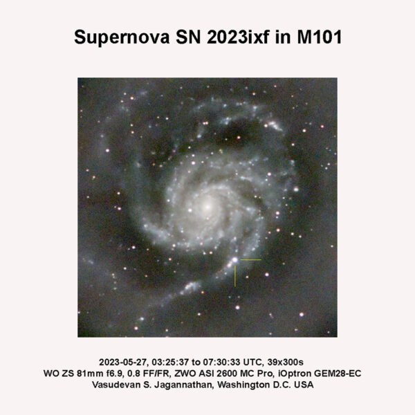 Supernova SN 2023ixf in M101 - Sky & Telescope - Sky & Telescope