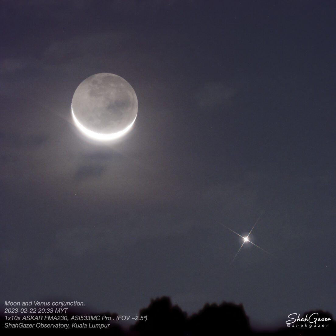 Moon and Venus conjunction - Sky & Telescope - Sky & Telescope