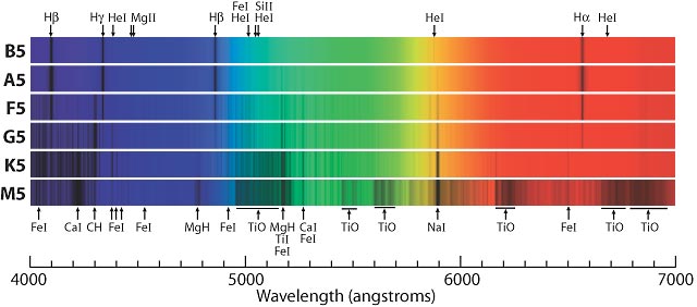 Spectral Types Important in Characterizing Stars | Sky & Telescope