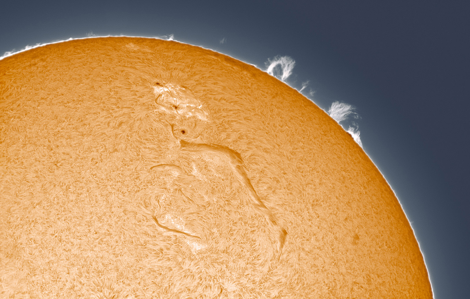 Large Solar Filament - Sky & Telescope - Sky & Telescope